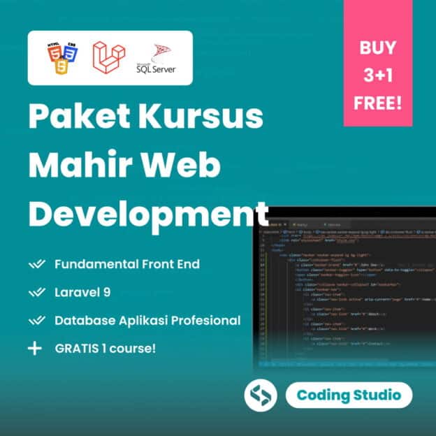 Kursus Web Developer Untuk Pemula - Coding Studio