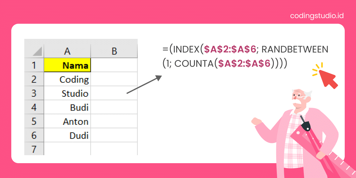 Mengenal Cara Mengacak Nama Di Excel Dengan Berbagai Fungsi