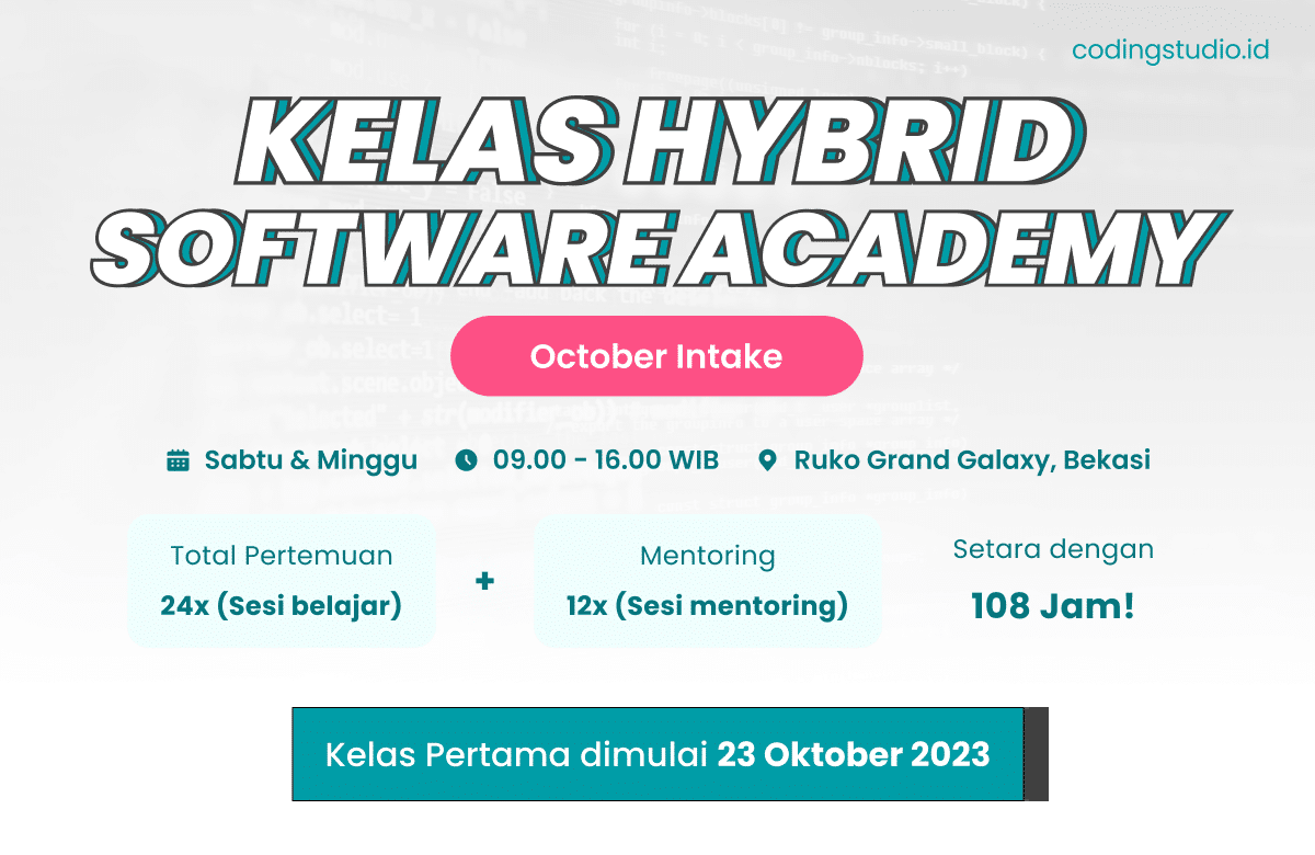 Kursus Software Engineering Academy Di Coding Studio - Coding Studio