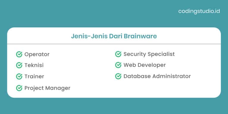 Brainware Adalah: Pengertian, Fungsi, Jenis Dan Contohnya