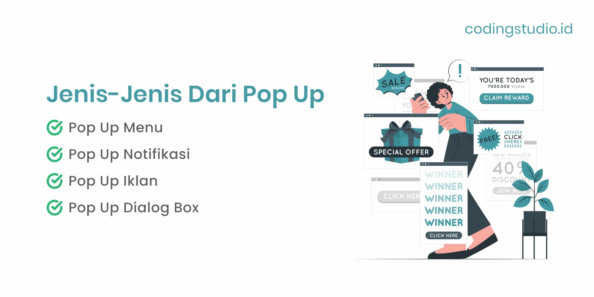 Pop Up Adalah? Pengertian, Fungsi Dan Cara Membuatnya