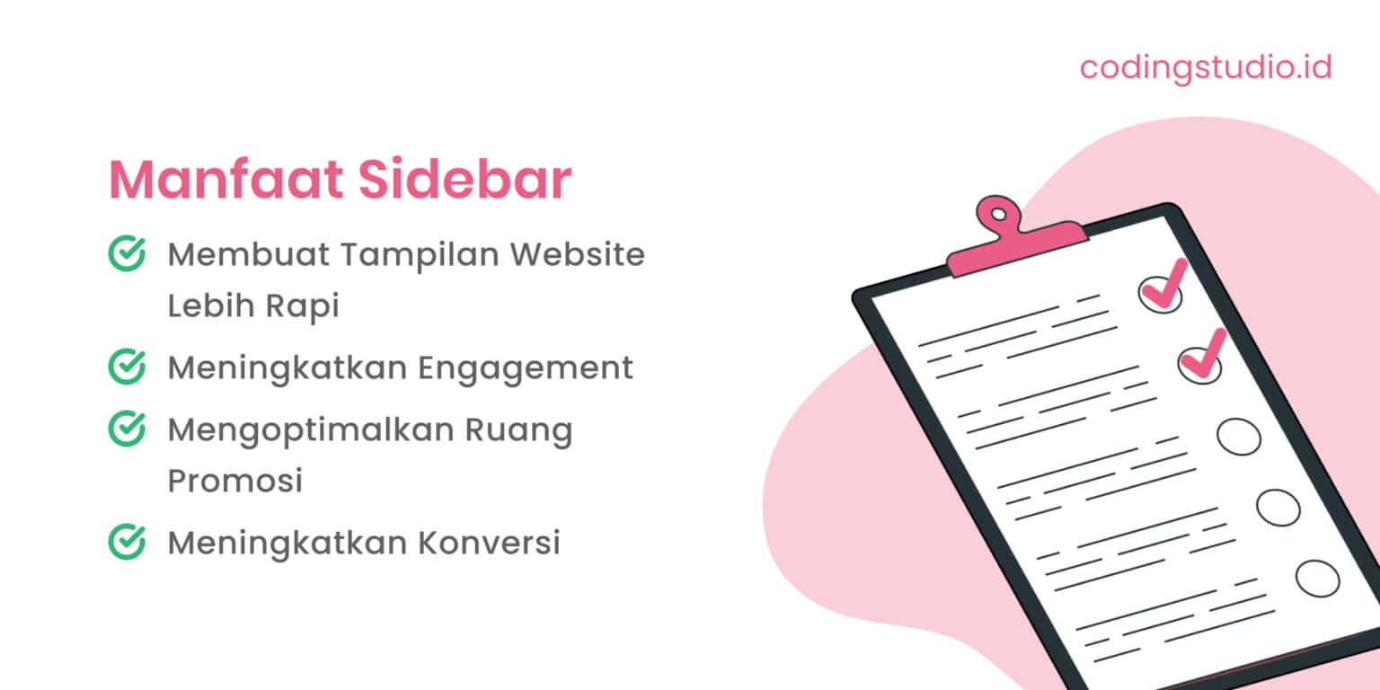 Sidebar Adalah? Pengertian, Manfaat, Jenis Dan Contohnya