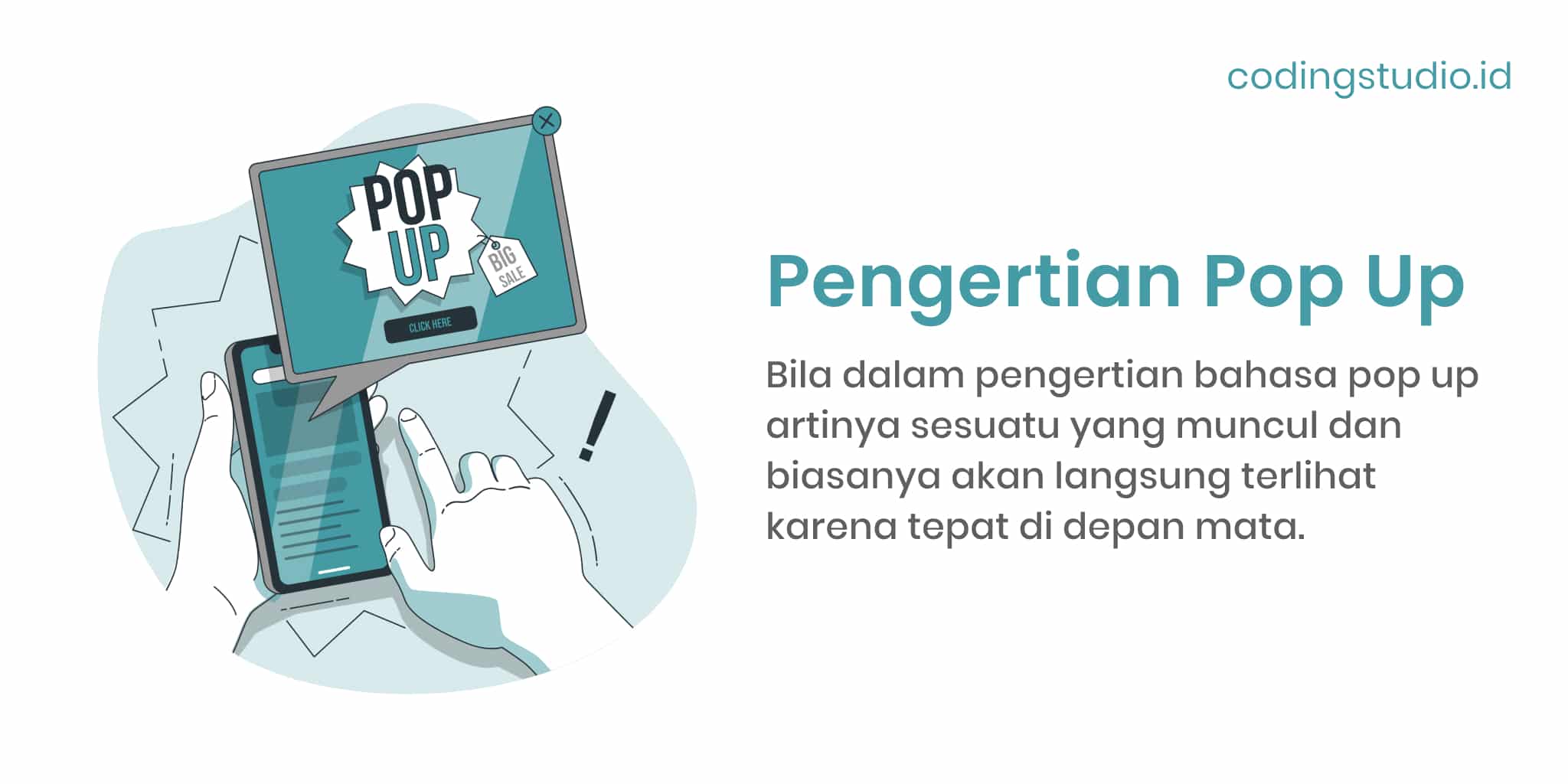 Pop Up Adalah? Pengertian, Fungsi Dan Cara Membuatnya