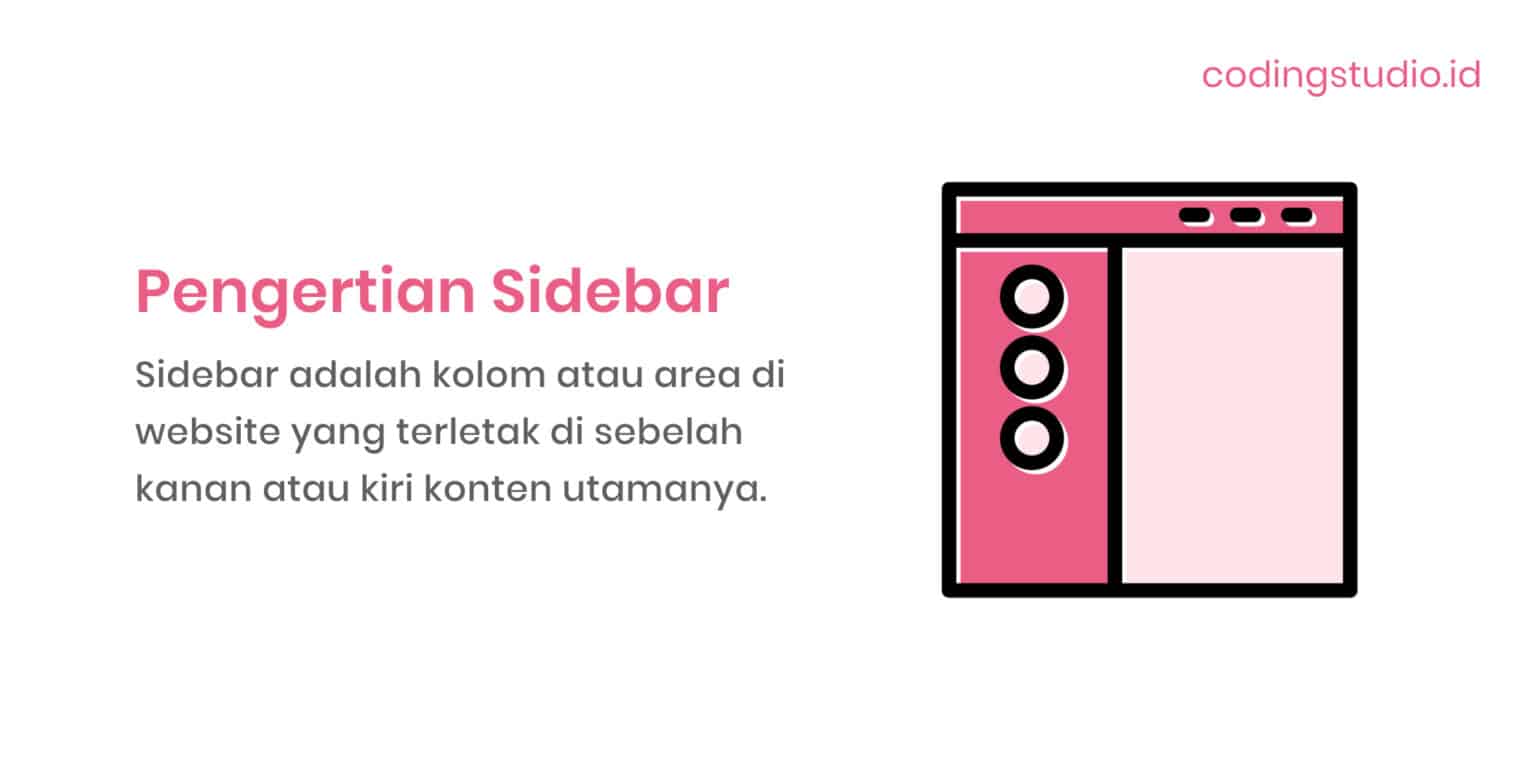 Sidebar Adalah? Pengertian, Manfaat, Jenis Dan Contohnya