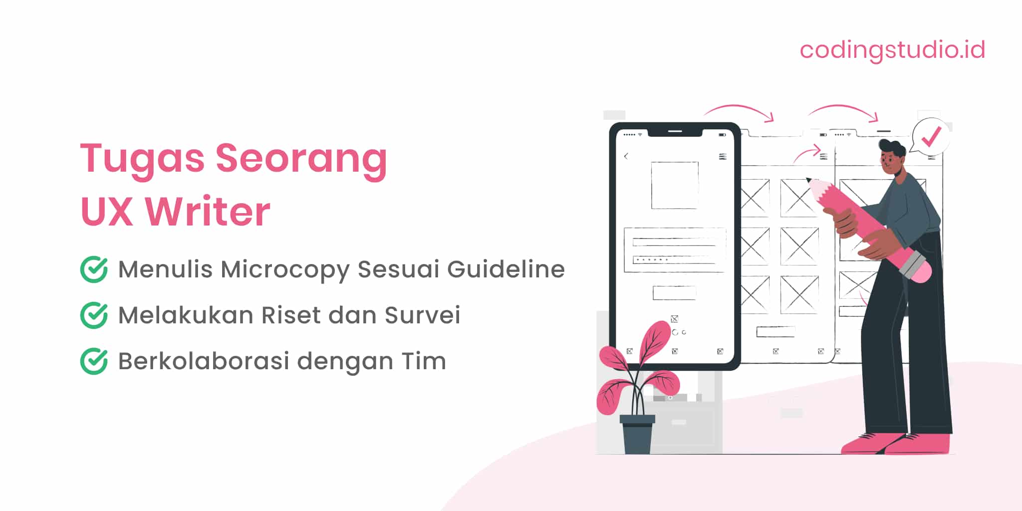 UX Writer Adalah? Penjelasan, Tugas Dan Contohnya