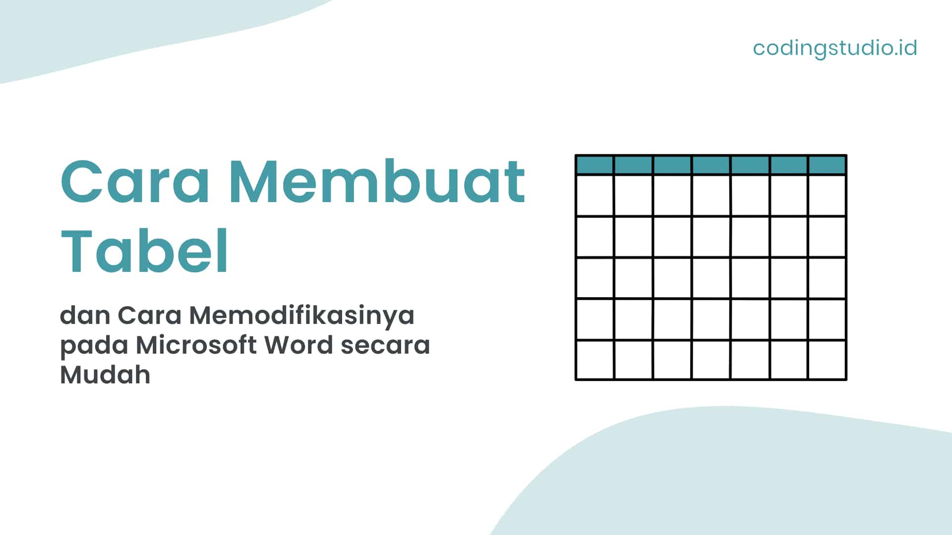 Cara Membuat Tabel Dan Cara Memodifikasinya Secara Mudah