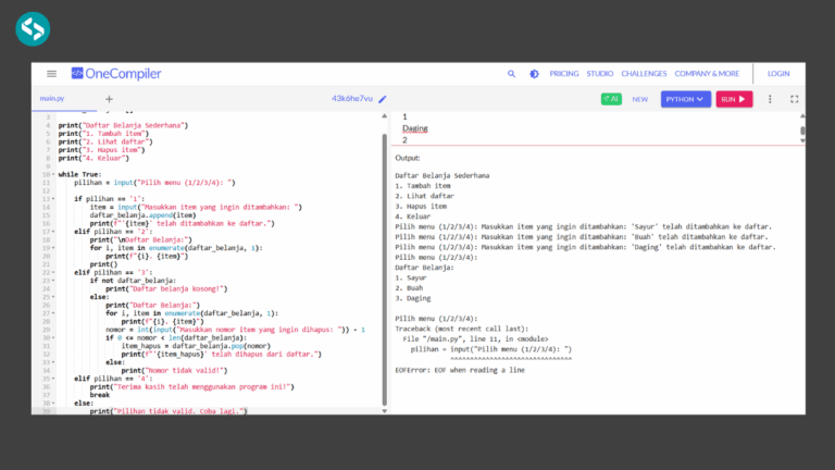 4 Contoh Coding Sederhana yang Mudah untuk Pemula – E-TEST.ID