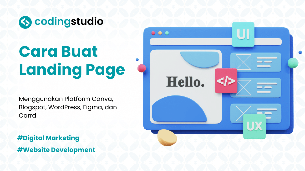 5 Cara Buat Landing Page Gratis Yang Mudah Diikuti Pemula