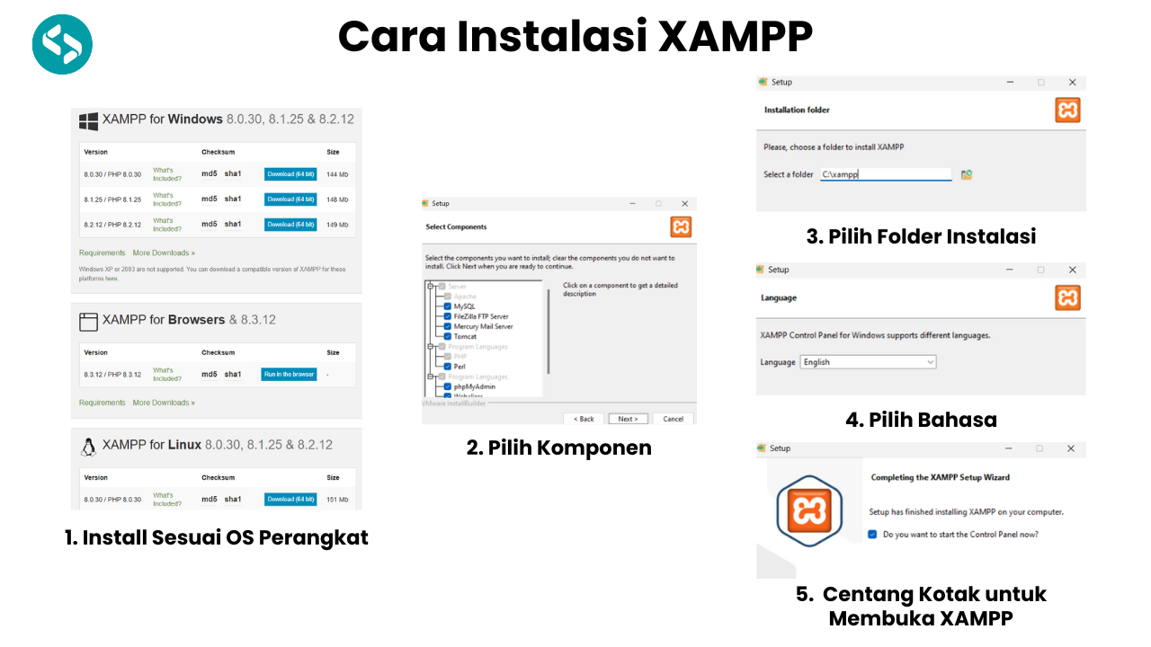 Cara Menggunakan Localhost dengan XAMPP versi Coding Studio – E-TEST.ID