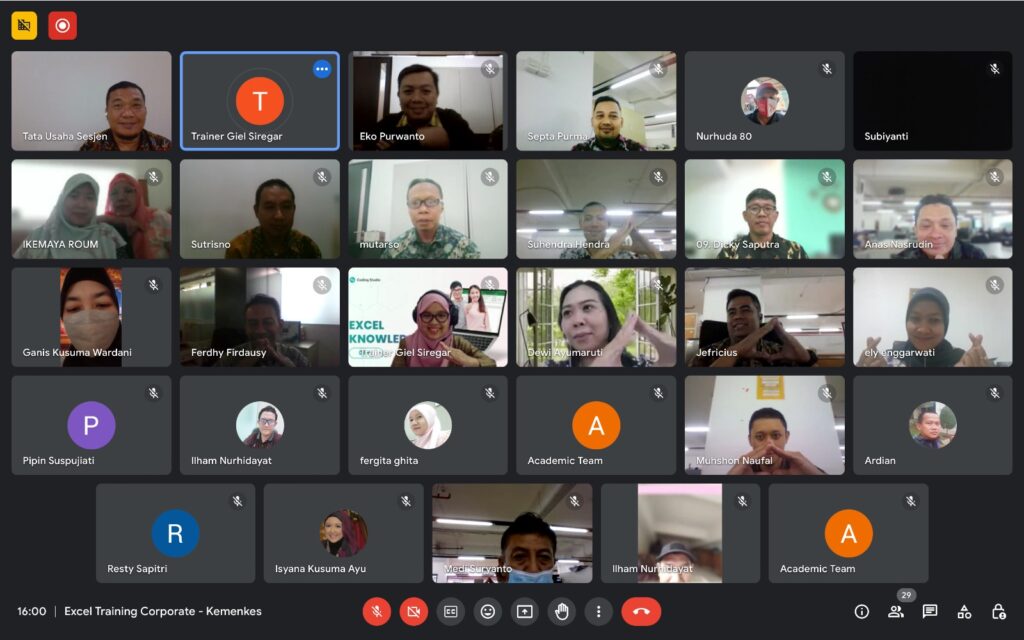 Corporate Training Excel: Automasi Database Kemenkes