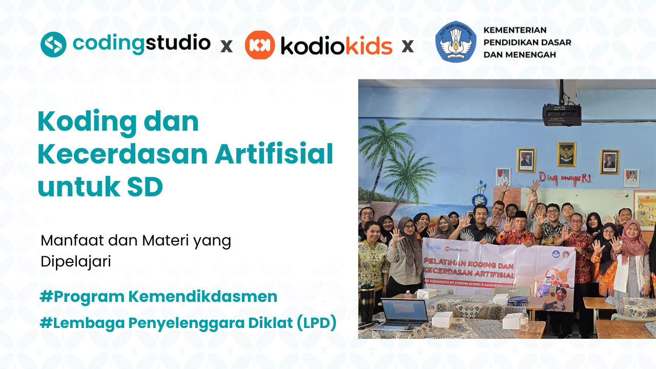 Belajar Koding Dan Kecerdasan Artifisial Untuk SD
