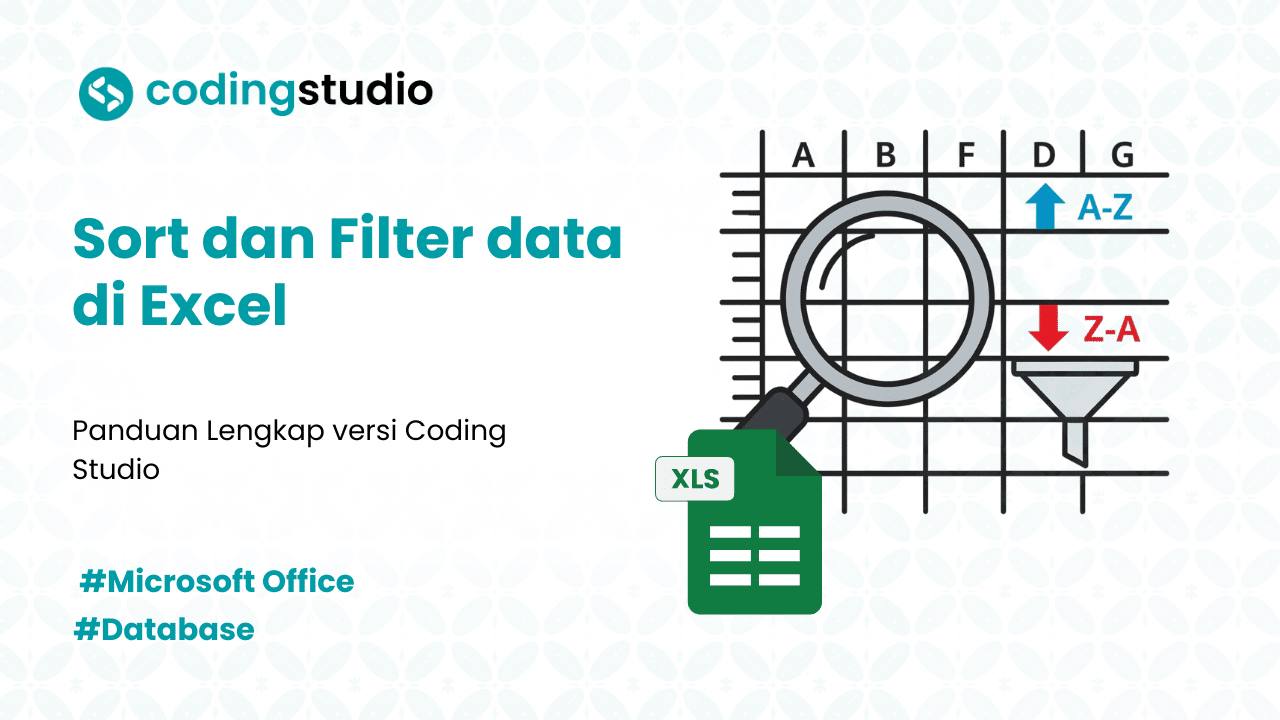 Cara Melakukan Sort Dan Filter Data Di Excel Versi Coding Studio