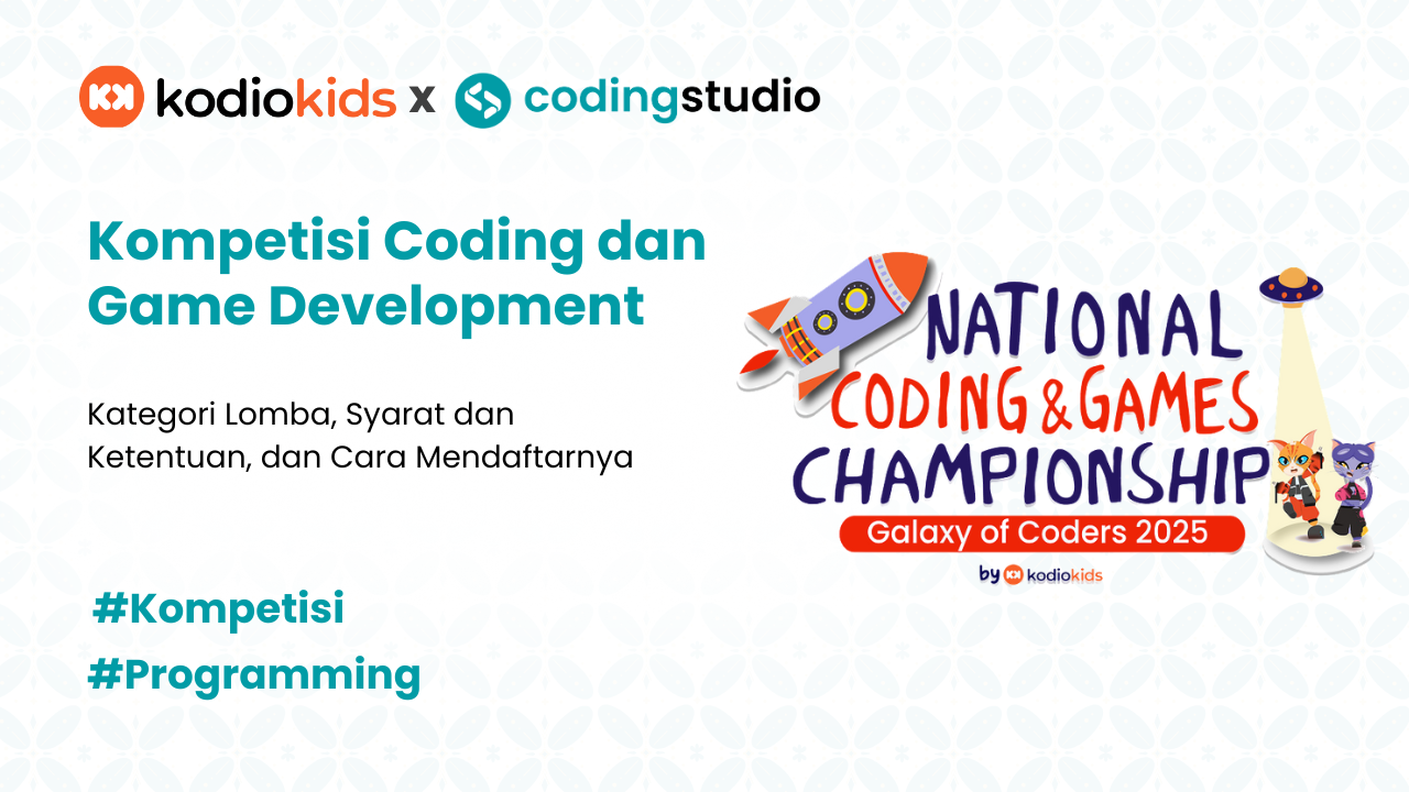 Kompetisi Coding Dan Game Development Gratis Untuk SD Dan SMP