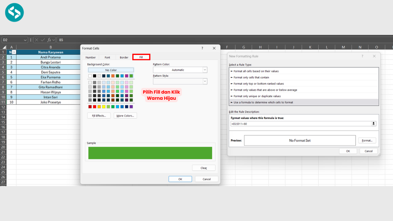 Cara Menggunakan Conditional Formatting di Excel dengan Mudah – E-TEST.ID