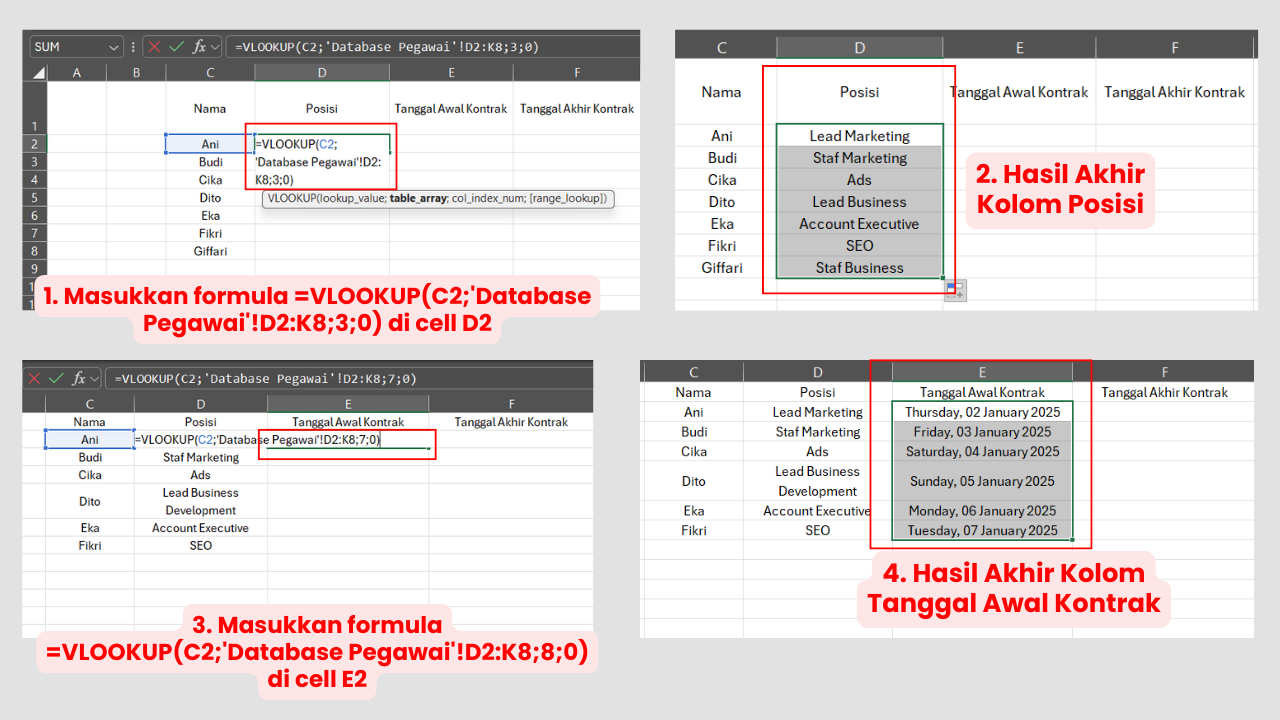 Cara Membuat Aplikasi Database di Excel dengan Mudah tanpa VBA – E-TEST.ID