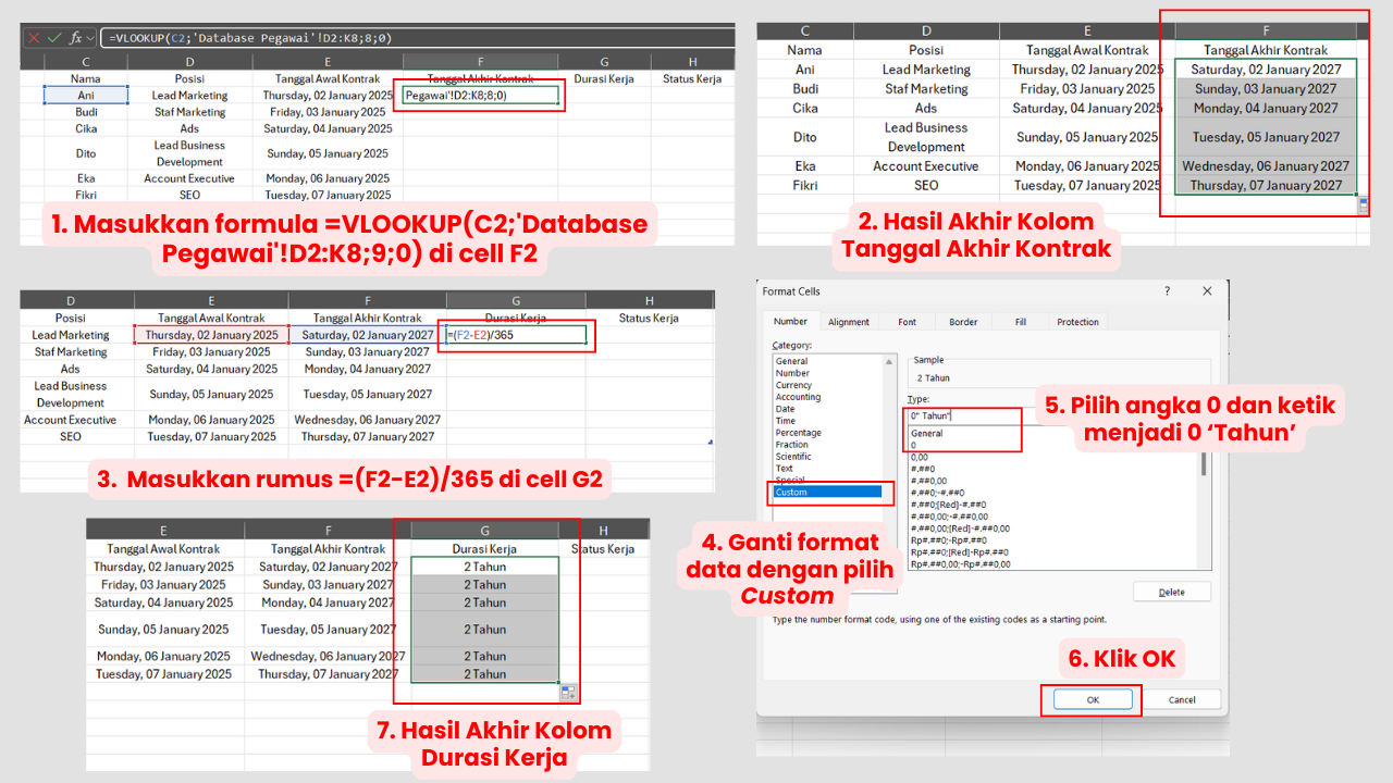 Cara Membuat Aplikasi Database di Excel dengan Mudah tanpa VBA – E-TEST.ID