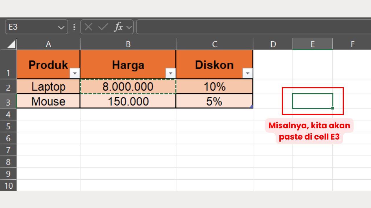 Fungsi Paste Special dalam Excel: Jenis dan Cara Menerapkannya – E-TEST.ID